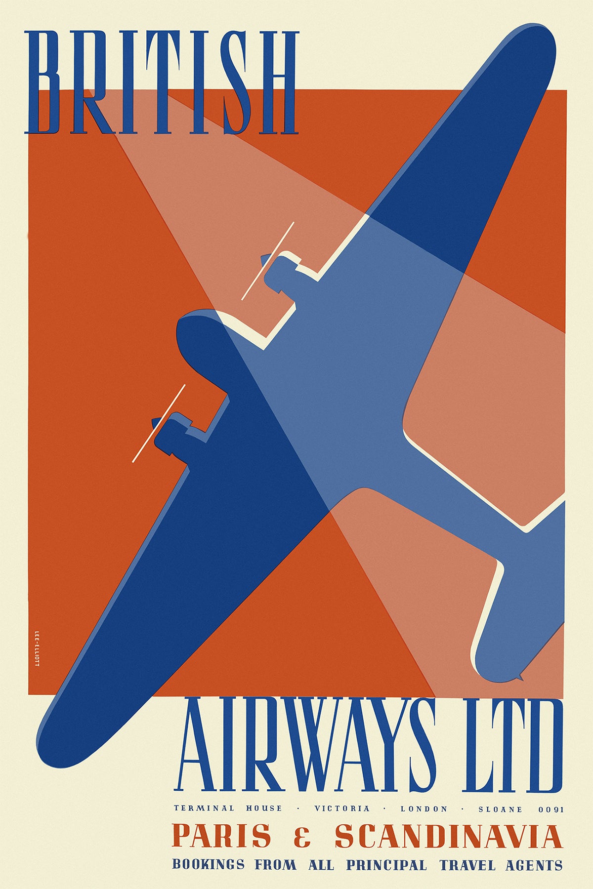 Paris & Scandinavia, British Airways, c.1935. [Spotlight] – Stick No Bills