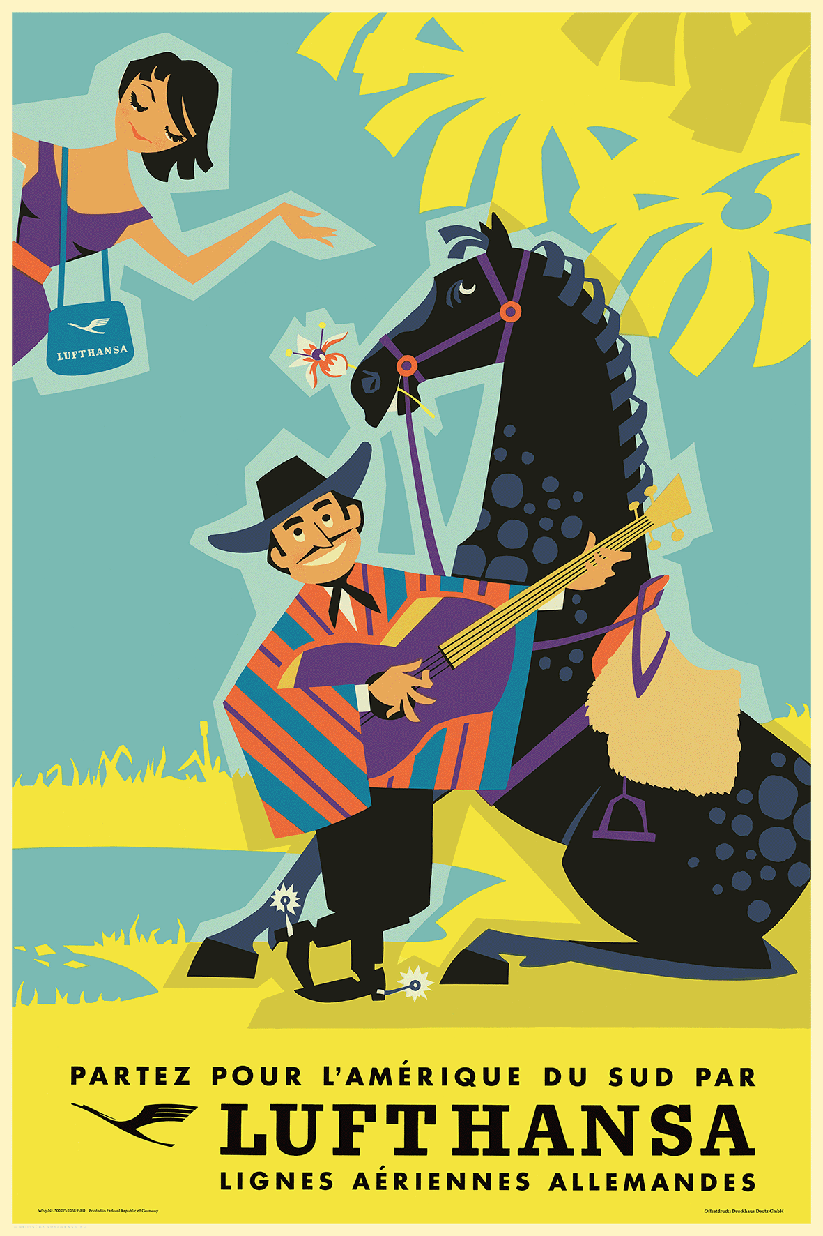 Lufthansa Vintage Aviation Posters – Stick No Bills