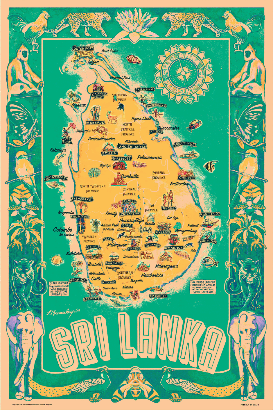 Sri Lanka / Ceylon Travel Posters – Stick No Bills