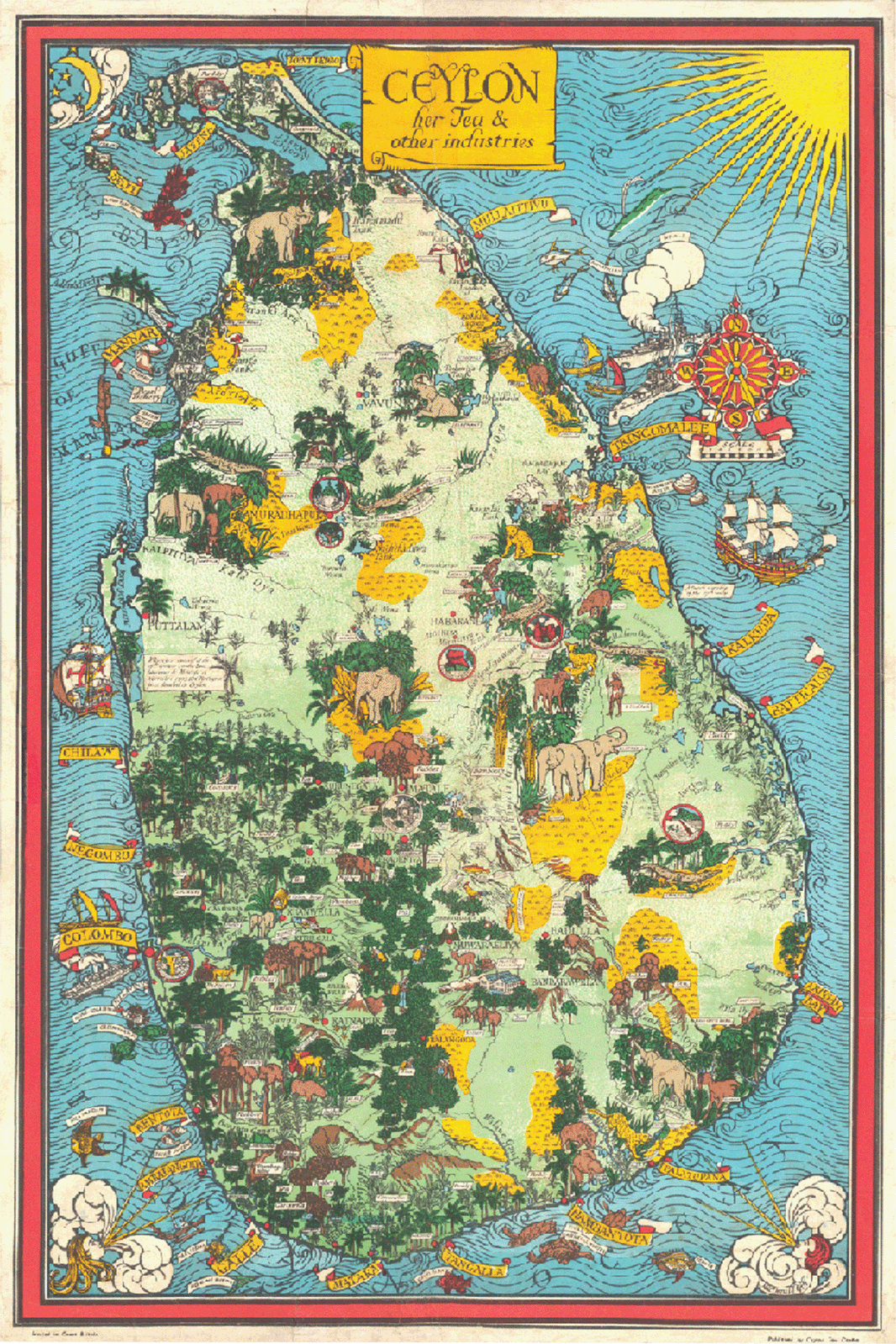 Sri Lanka / Ceylon Travel Posters – Stick No Bills