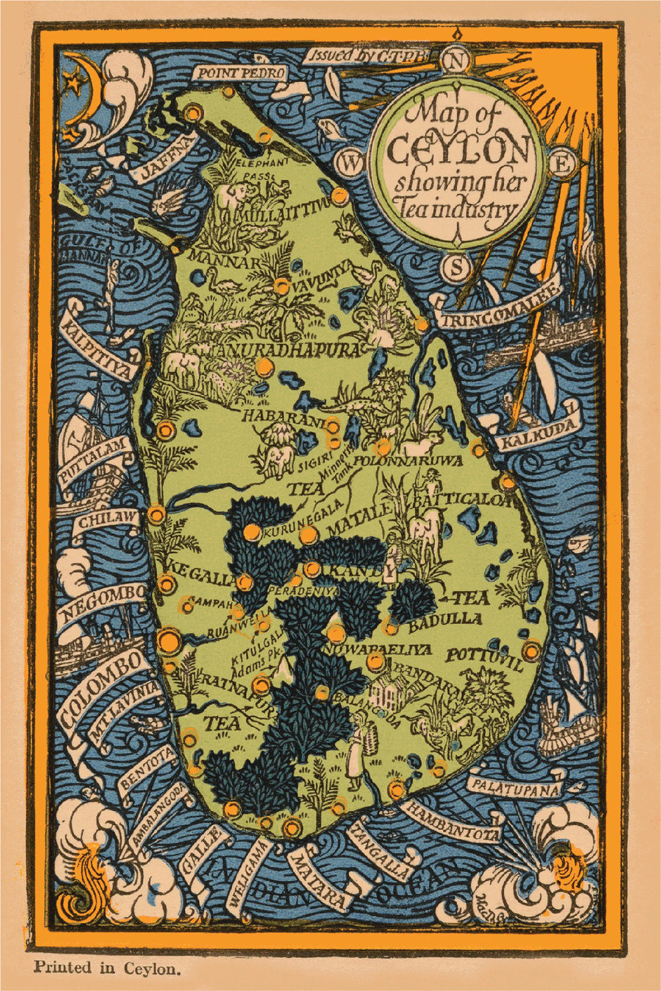 Sri Lanka / Ceylon Travel Posters – Stick No Bills